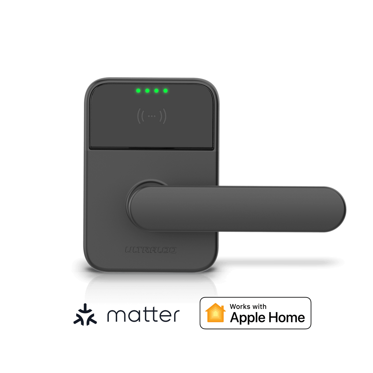 ULTRALOQ Fingerprint Keypad Entry Smart Lock with Handle