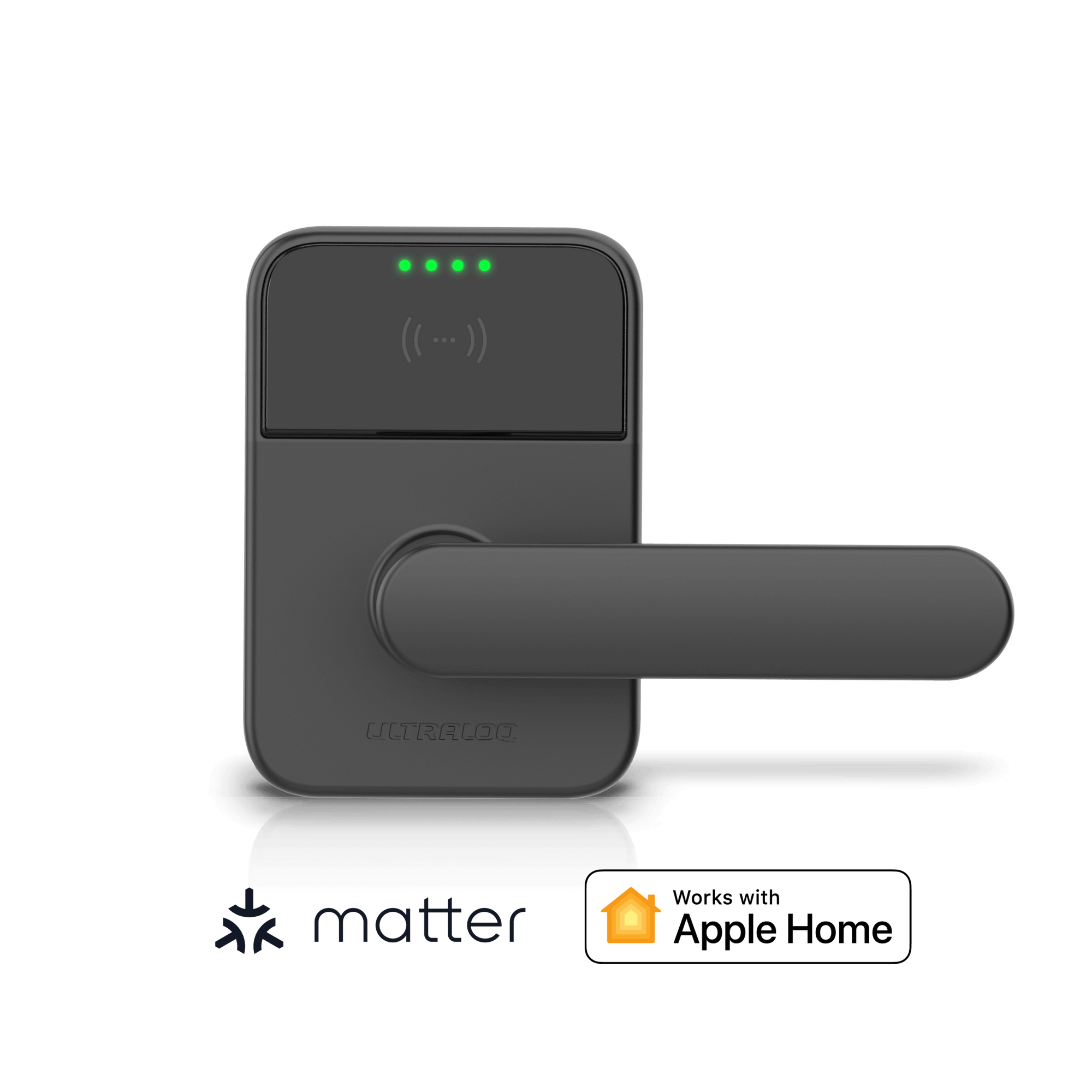 ULTRALOQ Fingerprint Keypad Entry Smart Lock with Handle